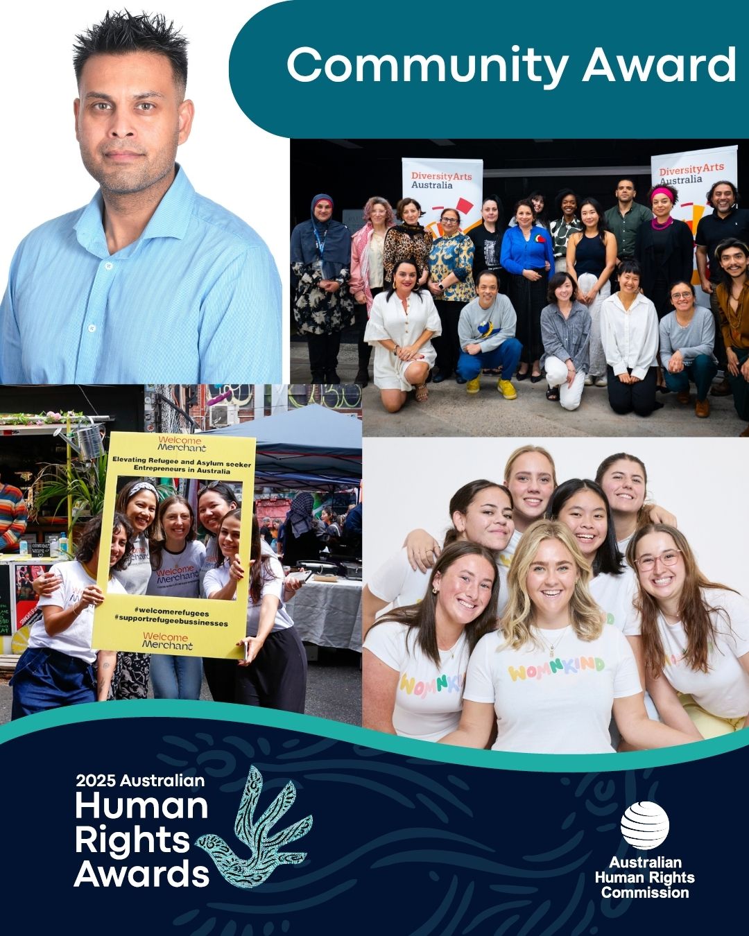 Australian Human Rights Awards 2025 Finalist · Diversity Arts Australia