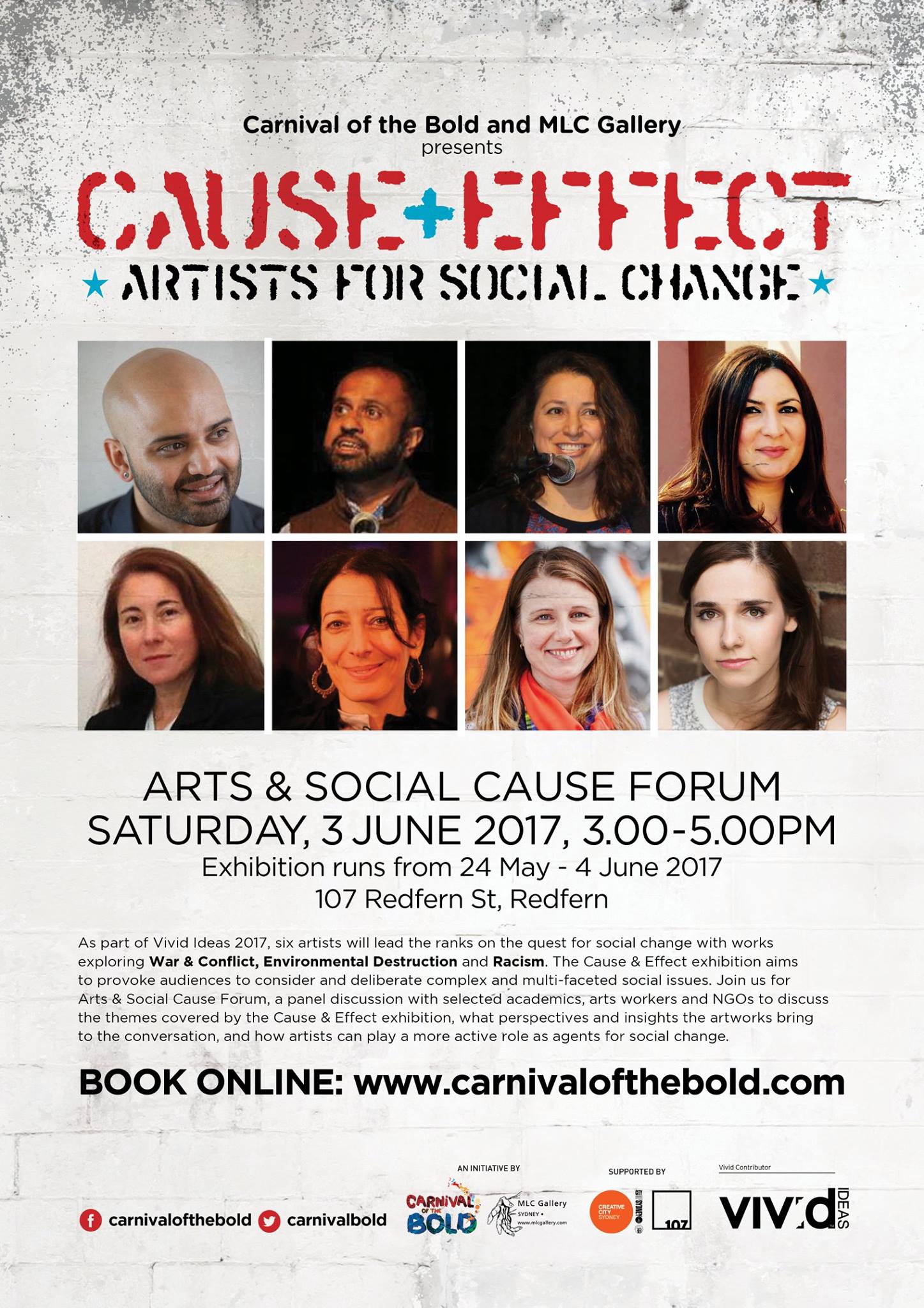 Cause + Effect: Artists for Social Change · Diversity Arts Australia